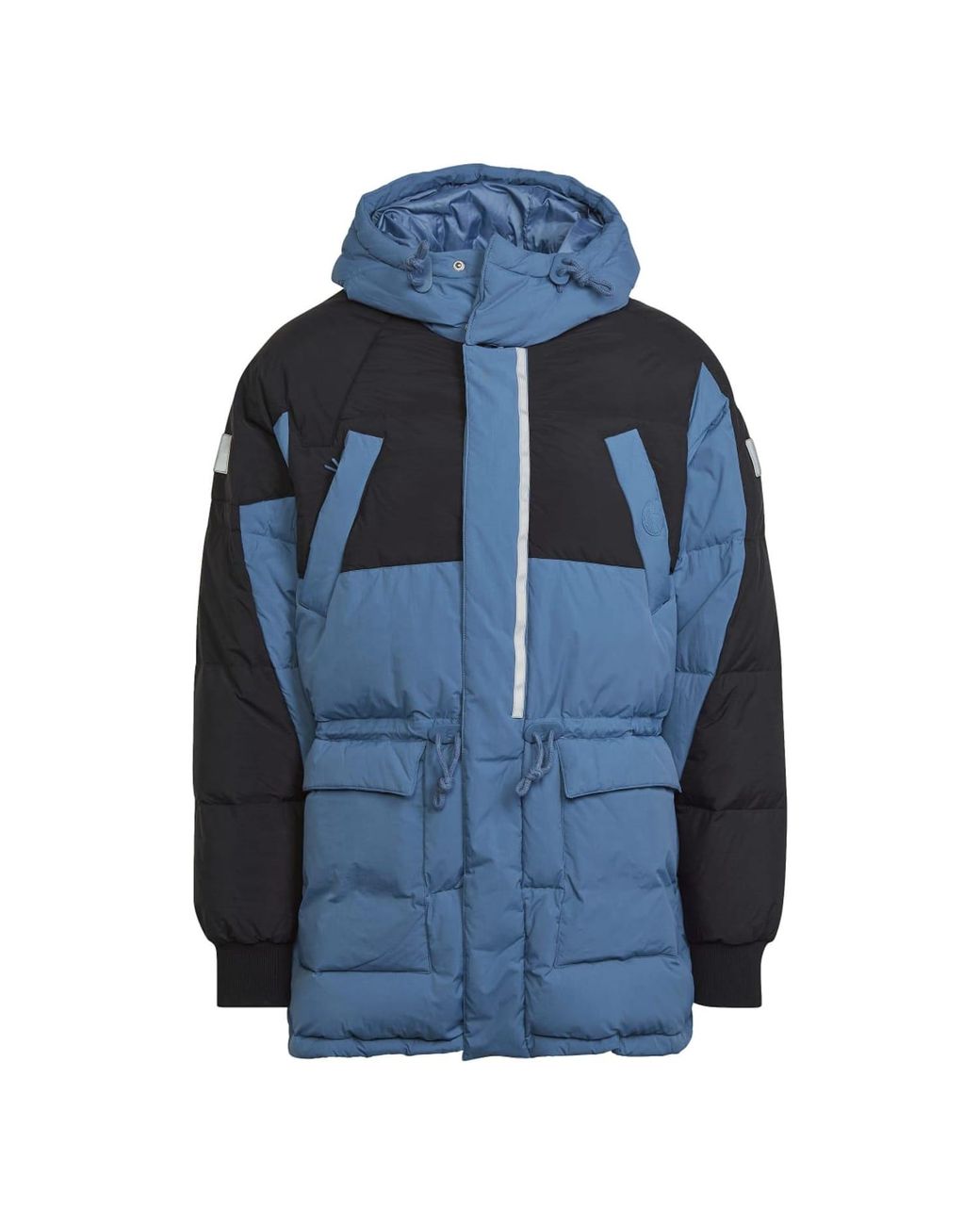 adidas Originals Adventure Down Regen Hooded Puffer Jacket in Blue for ...