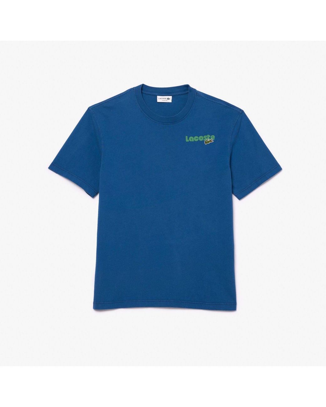 Lacoste Washed Effect Ombré Print T-Shirt in Blue for Men | Lyst UK