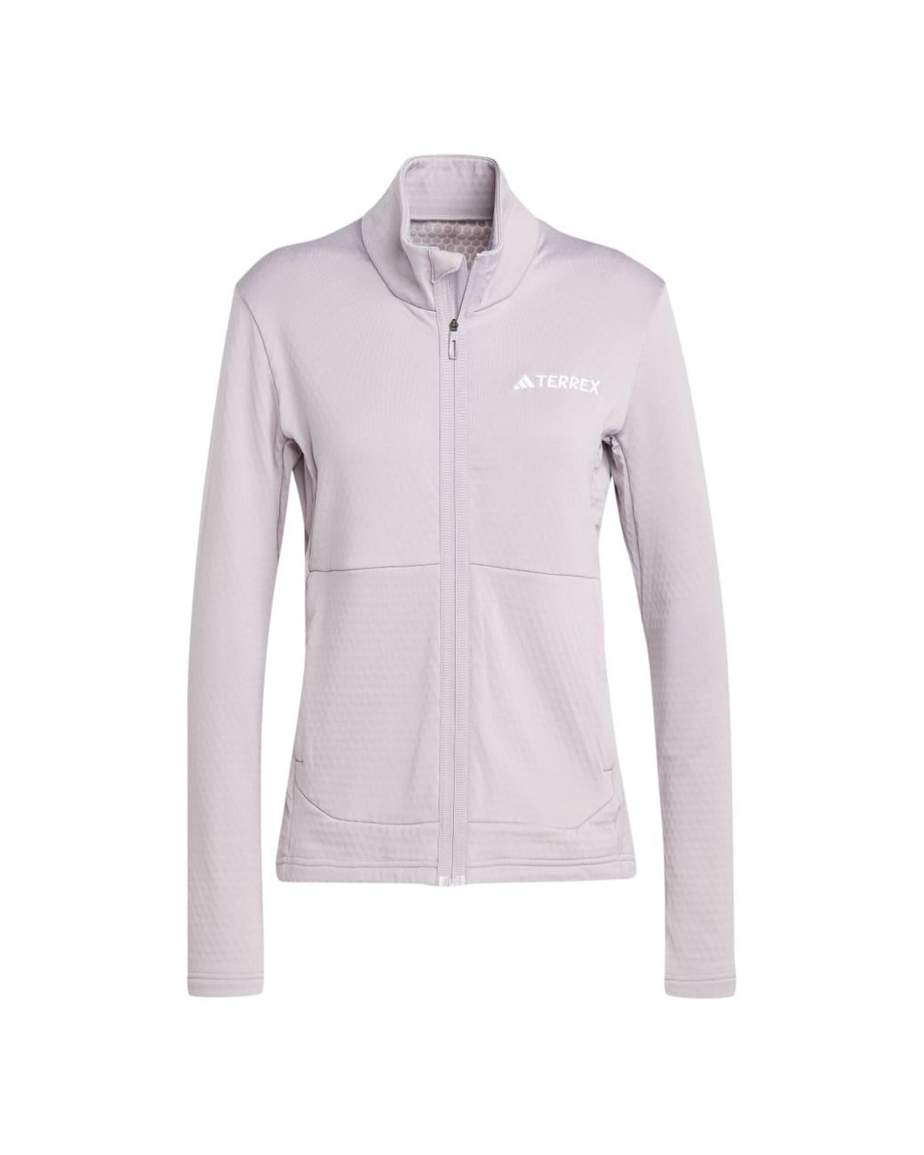 adidas Terrex Multi Light Fleece Full-Zip Jacket in Purple | Lyst UK