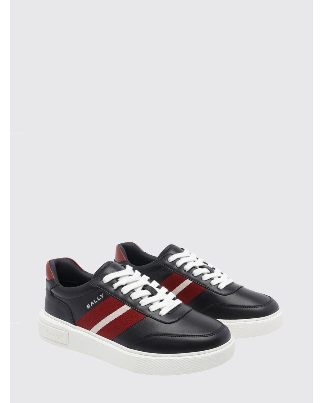 Bally Lateral Logo Lift Sneakers in White for Men | Lyst