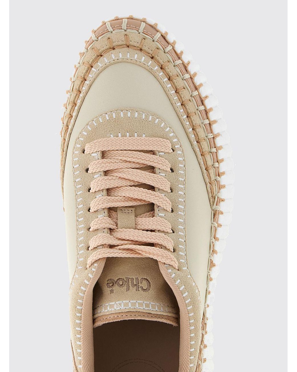 Chloé Sneakers in Natural | Lyst UK