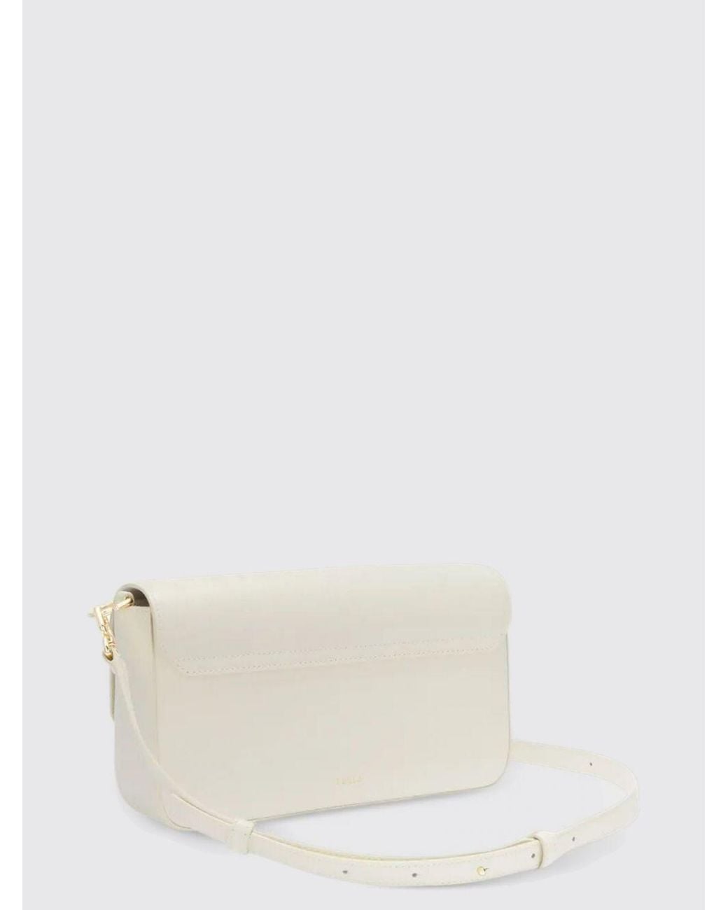 Furla Shoulder Bag in Natural | Lyst UK