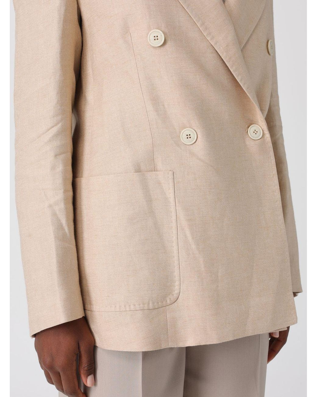 Eleventy Jacket in Natural | Lyst