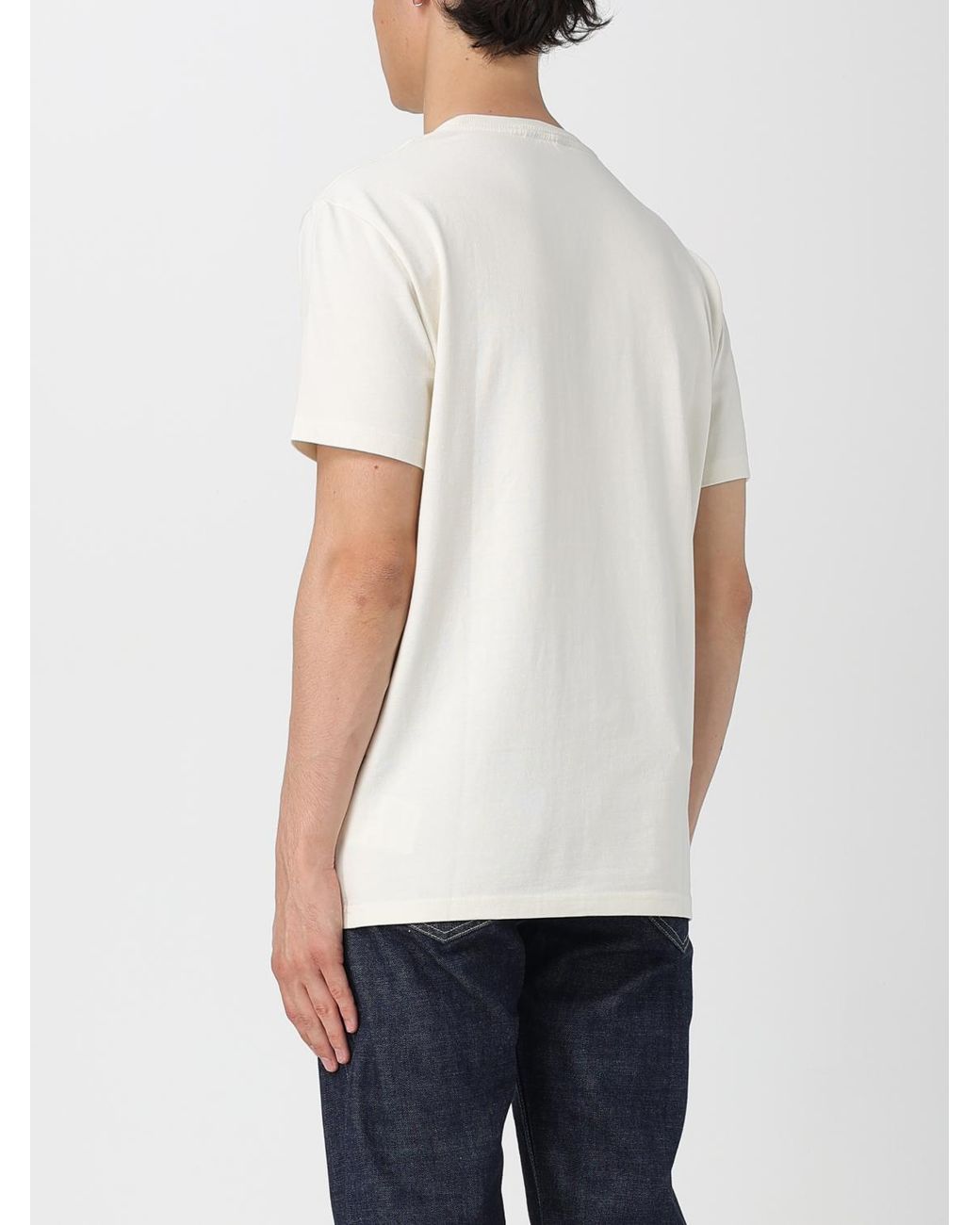 Paul Smith Label Graphic Tee in White for Men | Lyst