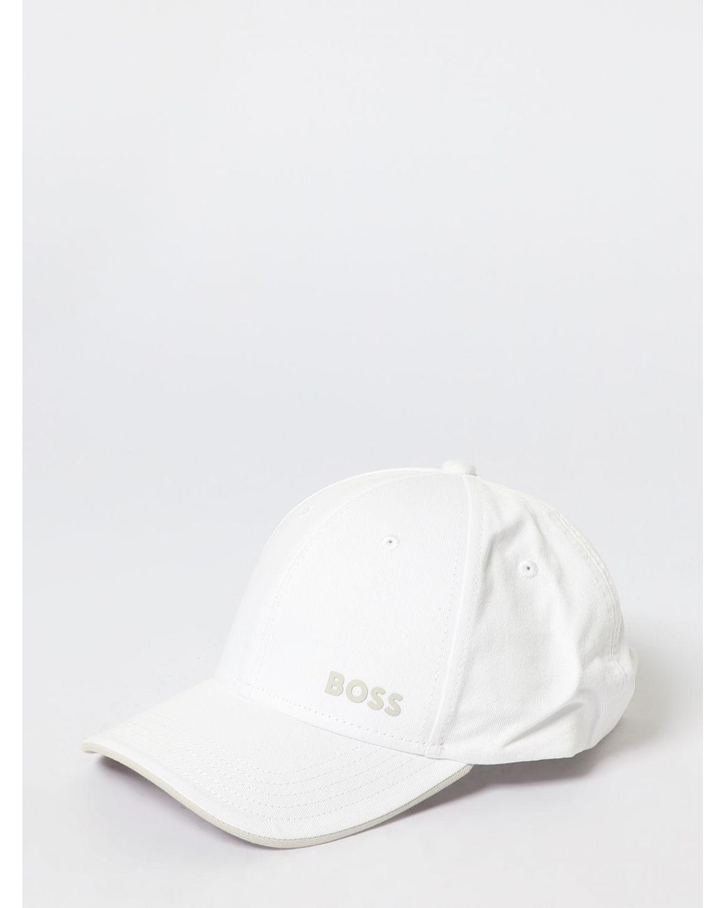 BOSS Hat in White for Men | Lyst UK