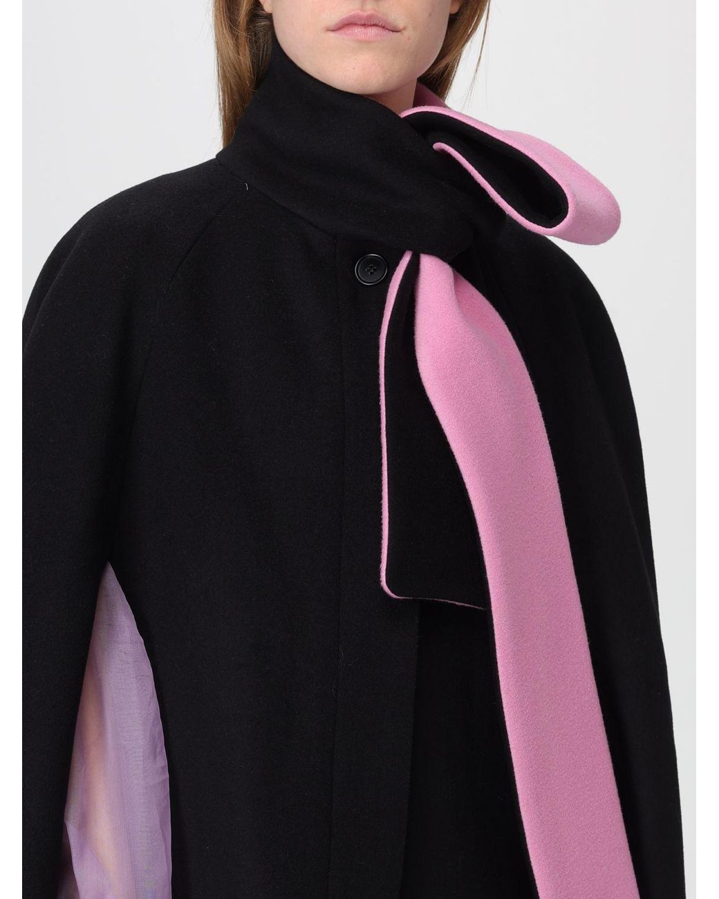 MSGM Coat in Black | Lyst UK