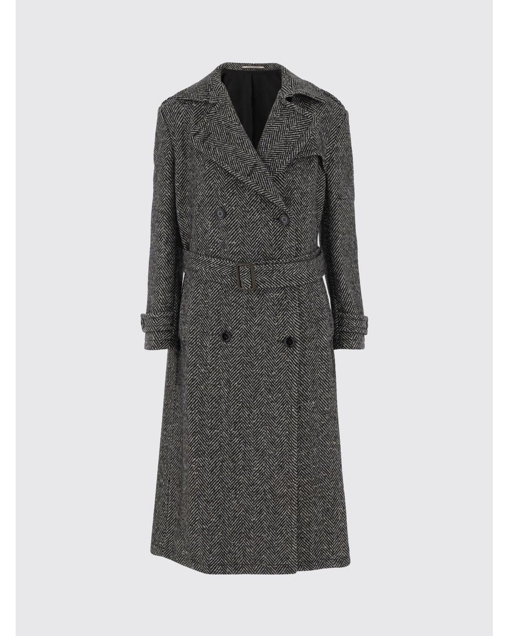 Tagliatore Coat in Grey | Lyst UK