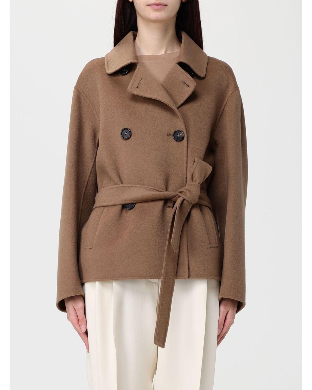 Max Mara Jacket in Brown | Lyst