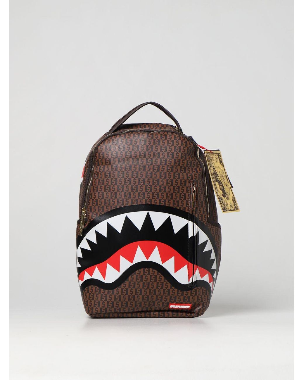 Sprayground Backpack Man in Brown for Men | Lyst