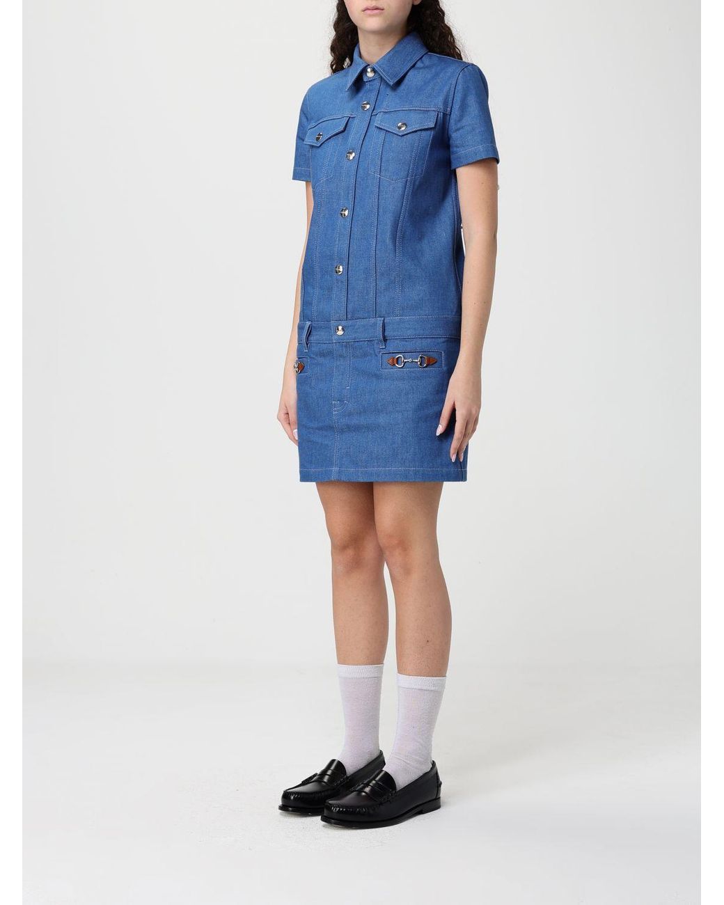 Gucci Dress in Blue | Lyst UK