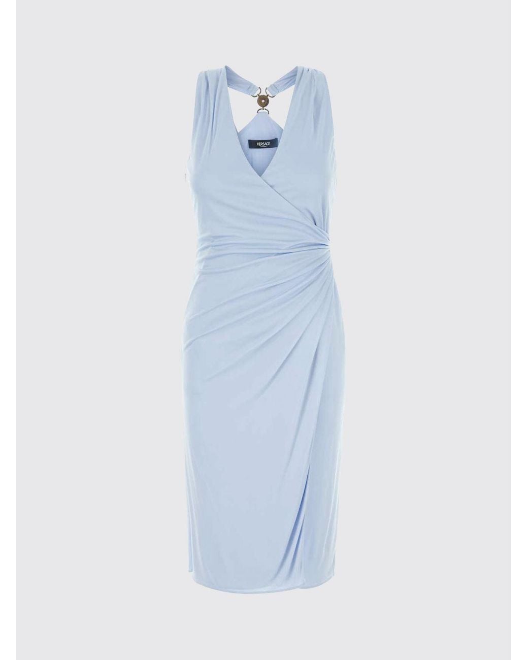 Versace Dress in Blue | Lyst UK