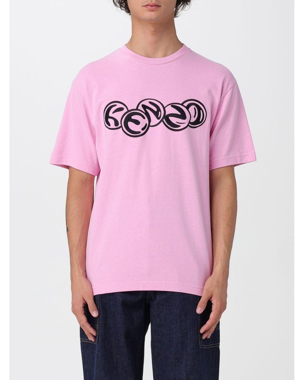 KENZO Polo Shirt in Pink for Men | Lyst UK