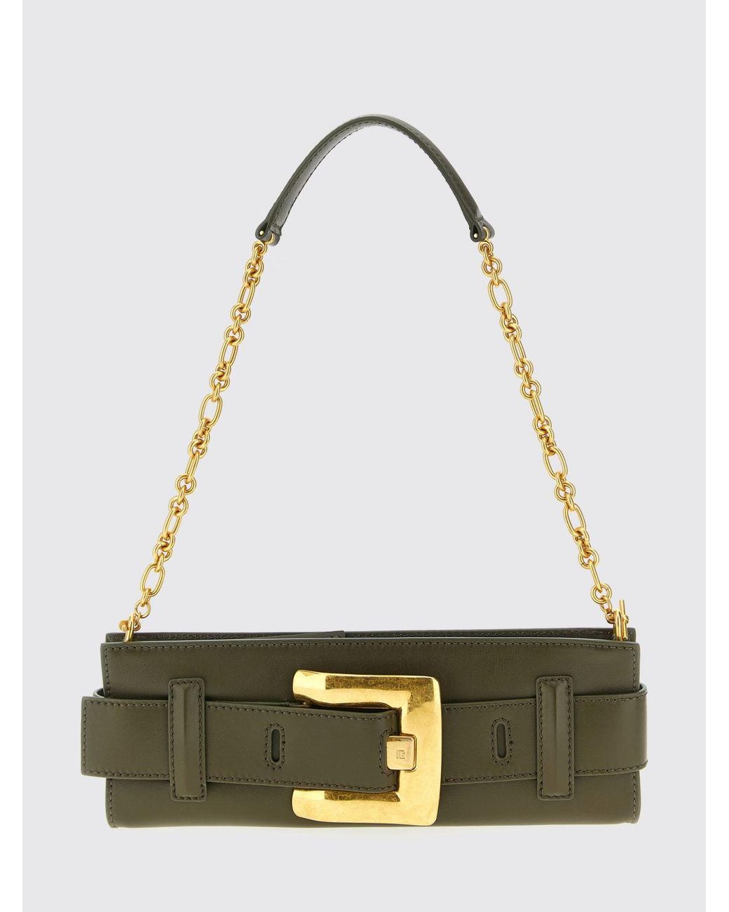 Balmain Handbag in Green | Lyst UK