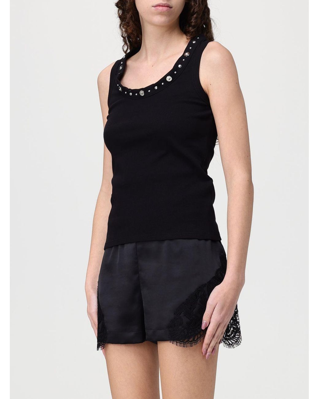 Versace Top in Black | Lyst UK
