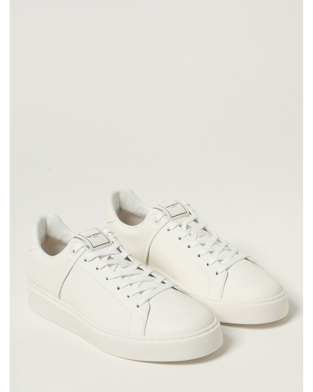 Balmain Sneakers in Natural for Men | Lyst