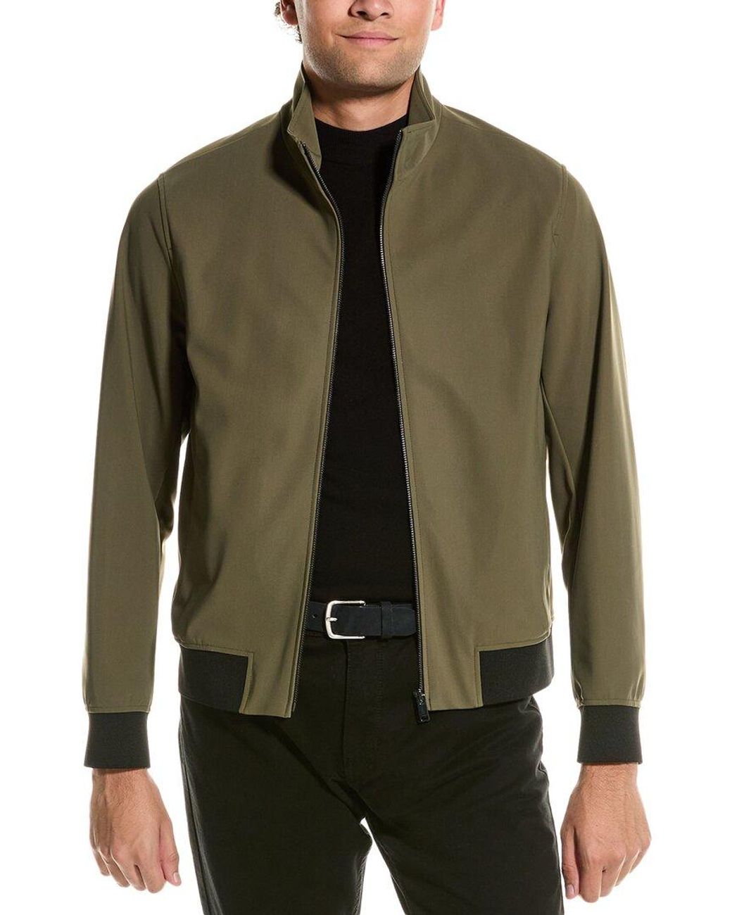Theory Marco Precision Jacket in Green for Men | Lyst