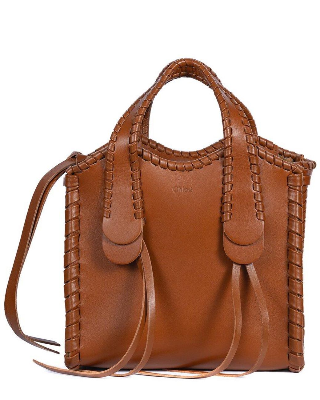 Chloé Mony Medium Leather Tote in Brown | Lyst UK