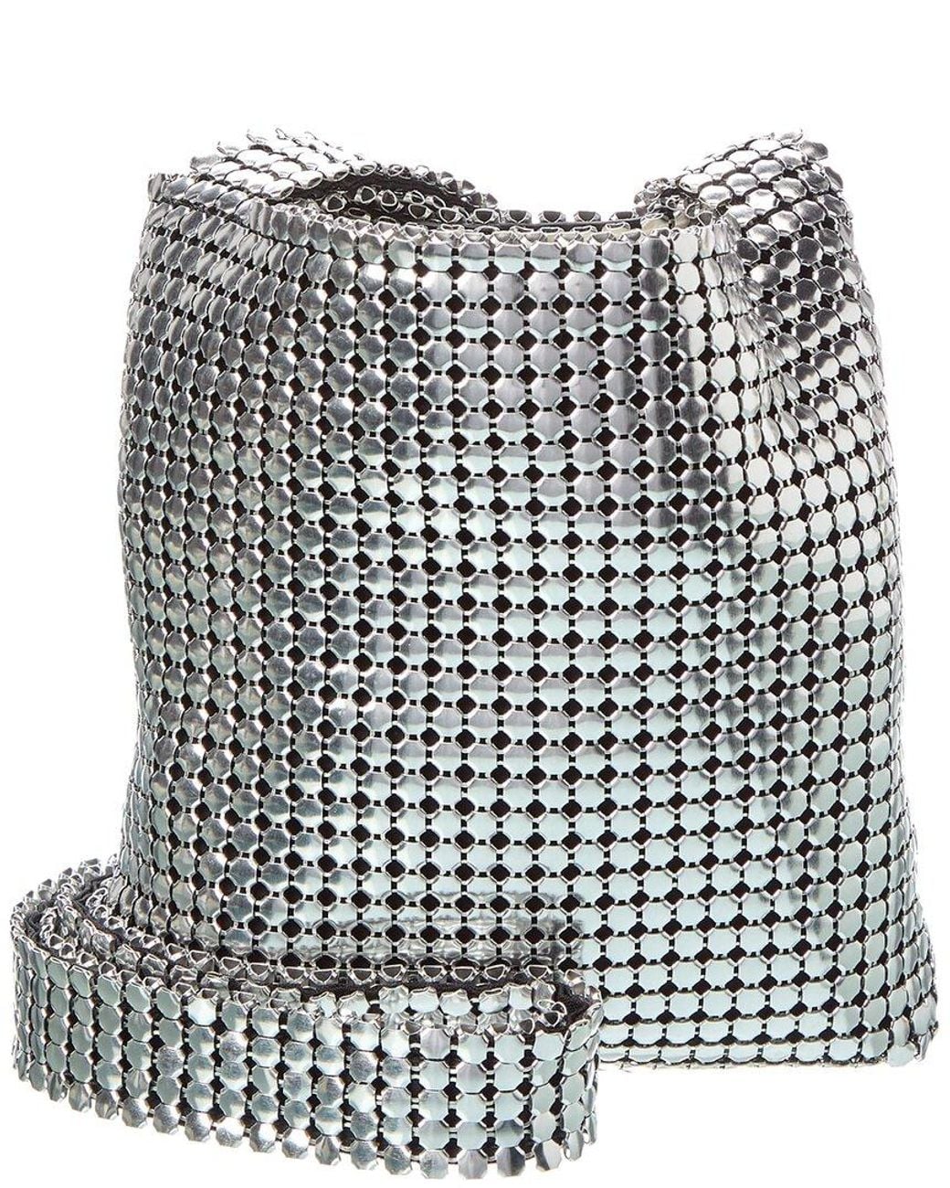Rabanne Pixel Mini Shoulder Bag in Black | Lyst UK