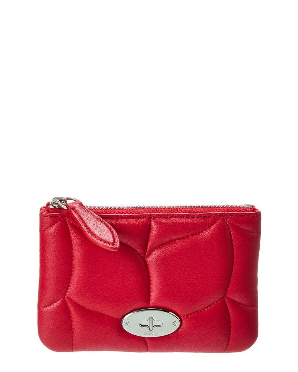 Mulberry Softie Leather Coin Purse in Red | Lyst UK