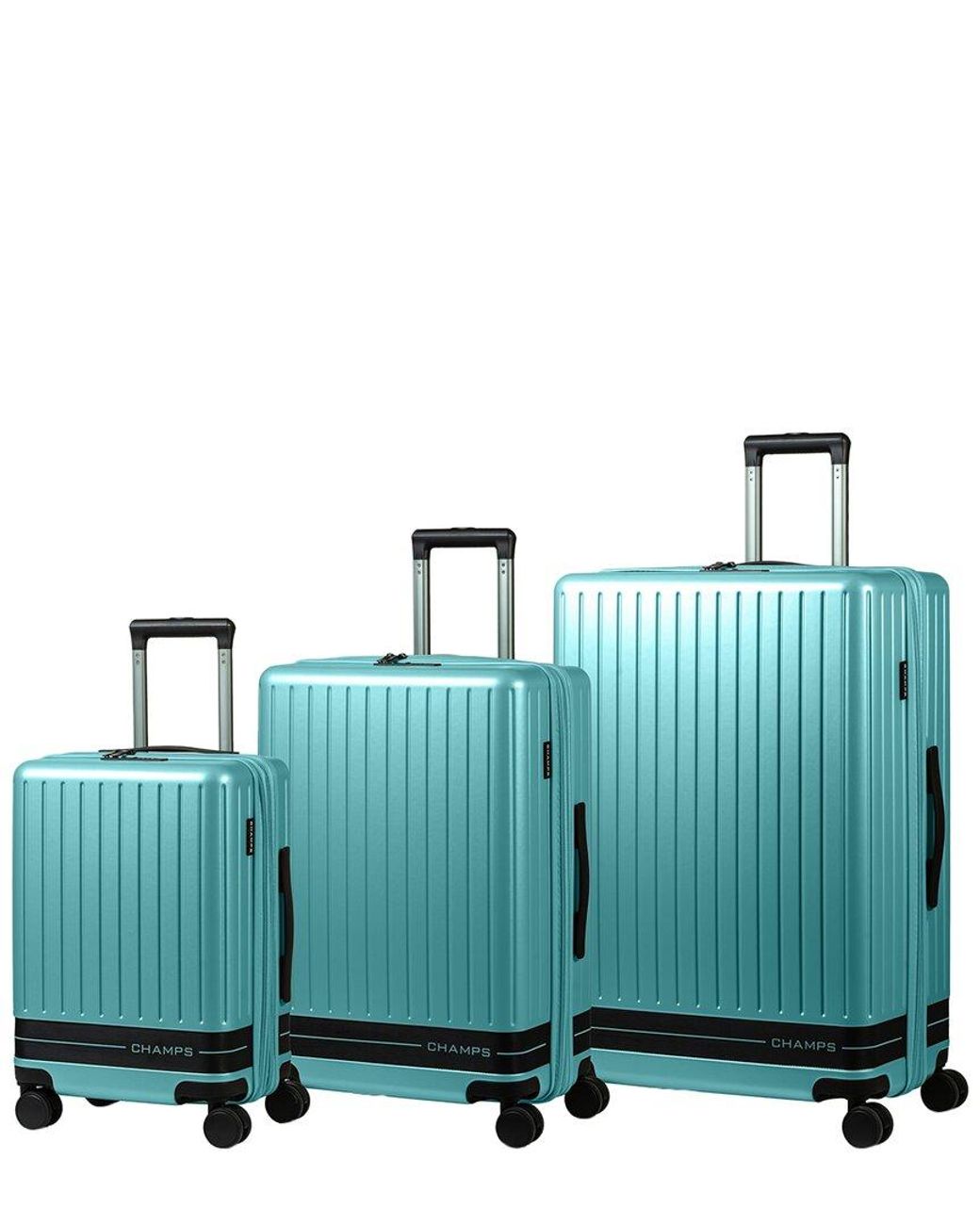 CHAMPS Fresh Ii 3pc Expandable Luggage Set in Green | Lyst
