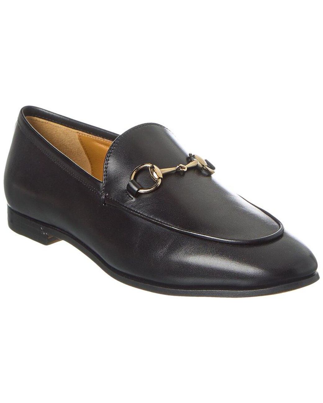 Gucci Jordan Leather Loafer in Black | Lyst