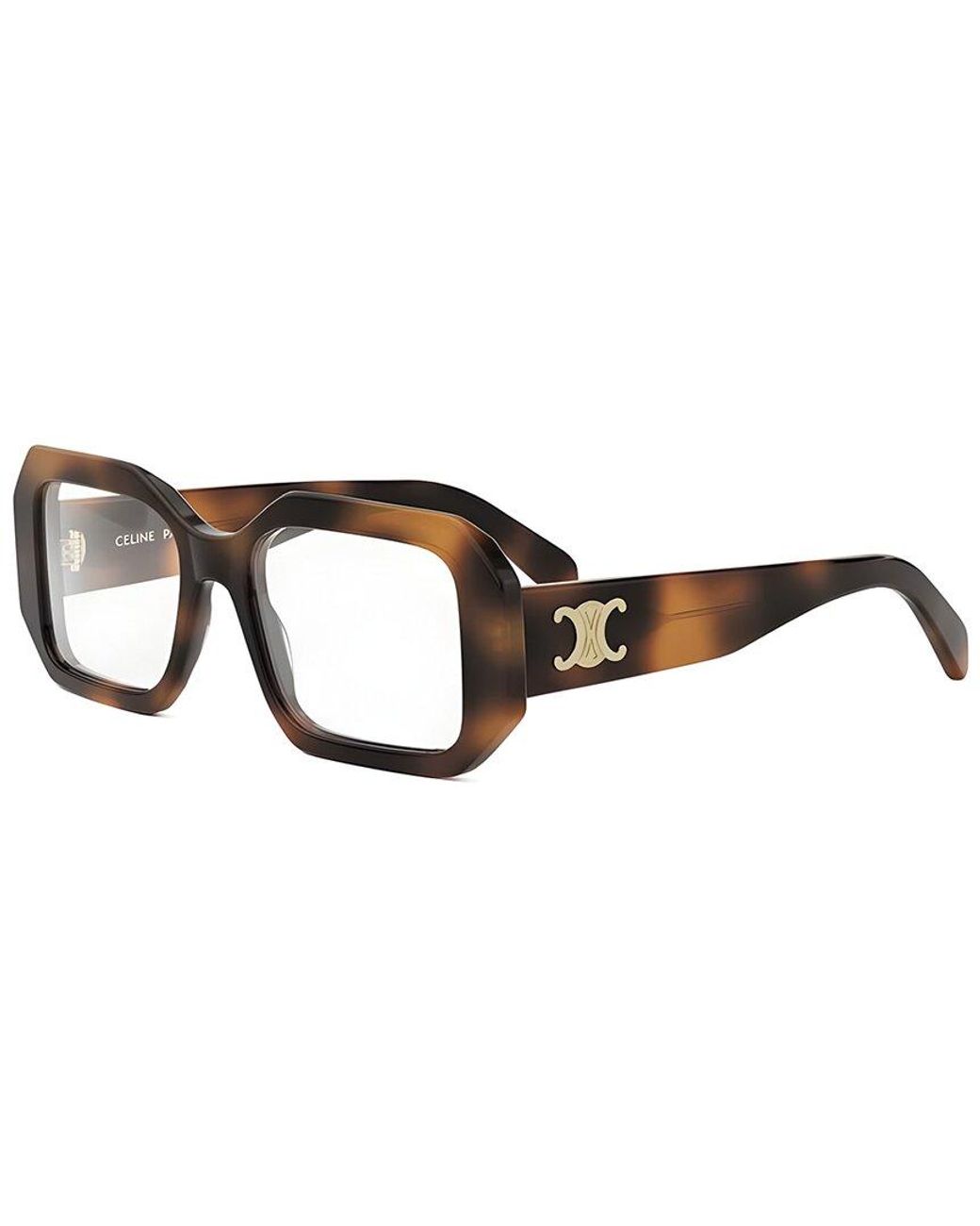 Celine Cl50155I 53Mm Optical Frames in Brown | Lyst