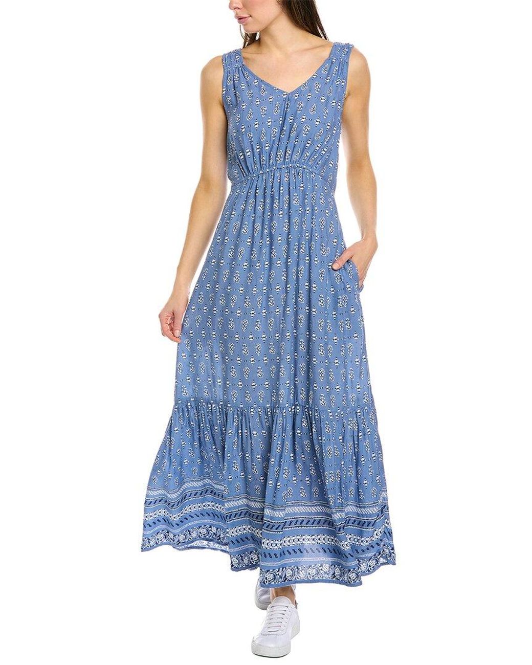 Beach Lunch Lounge Freesia Midi Dress In Blue Lyst