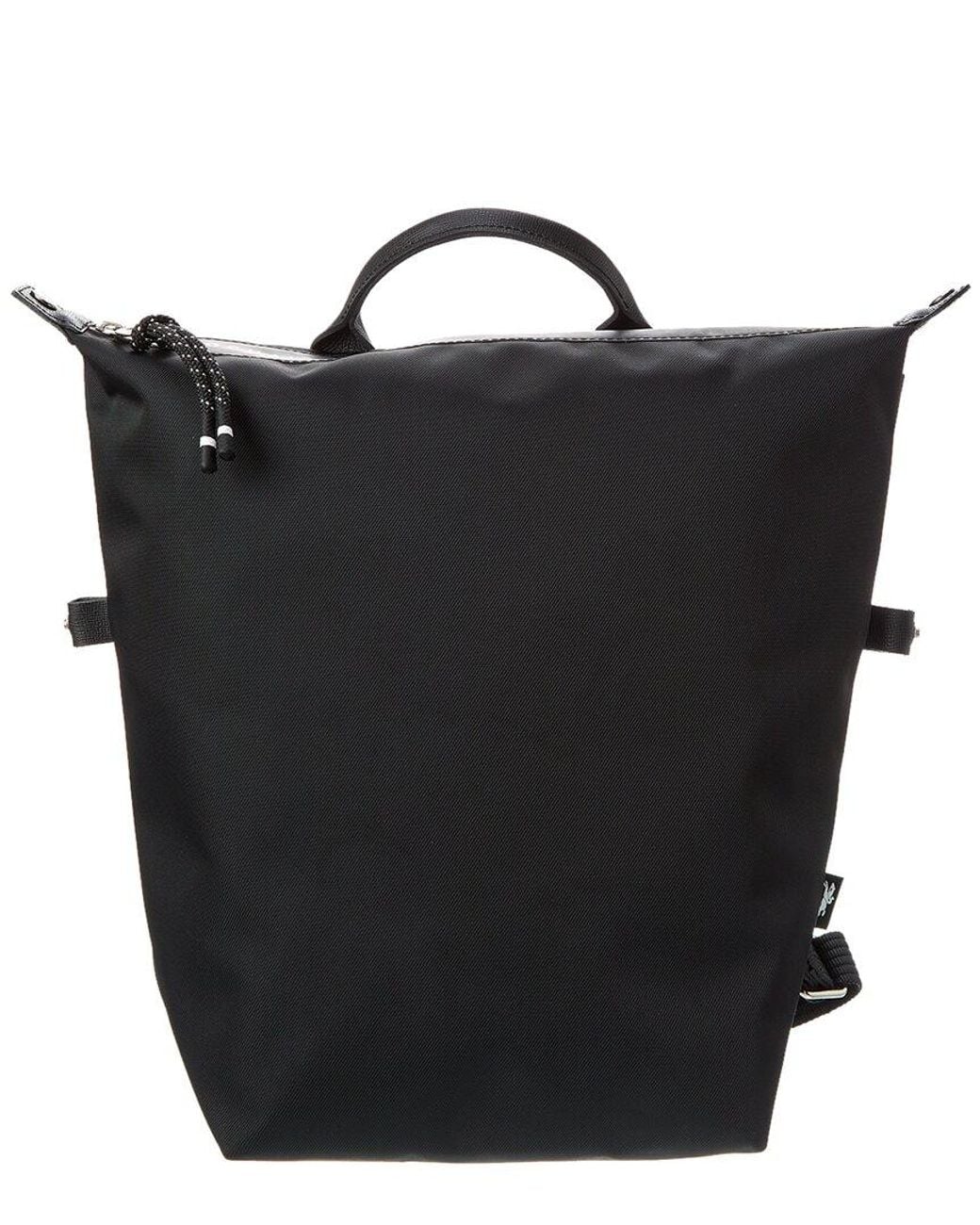 Longchamp Le Pliage Energy Large Canvas Backpack in Black | Lyst UK