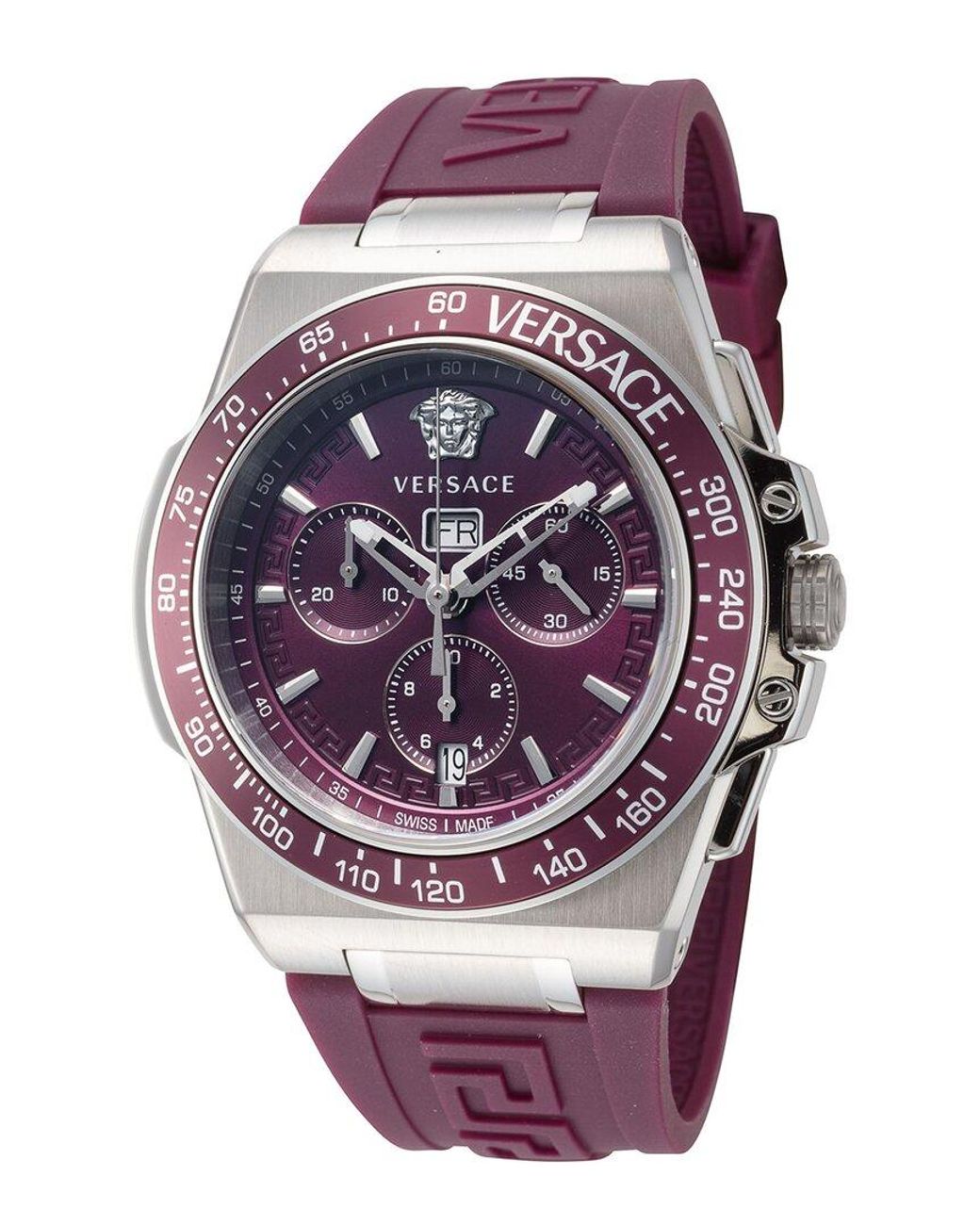 Versace Greca Extreme Watch in Pink for Men | Lyst