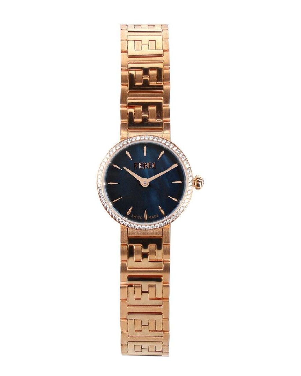 Fendi Diamond Watch in Blue | Lyst UK