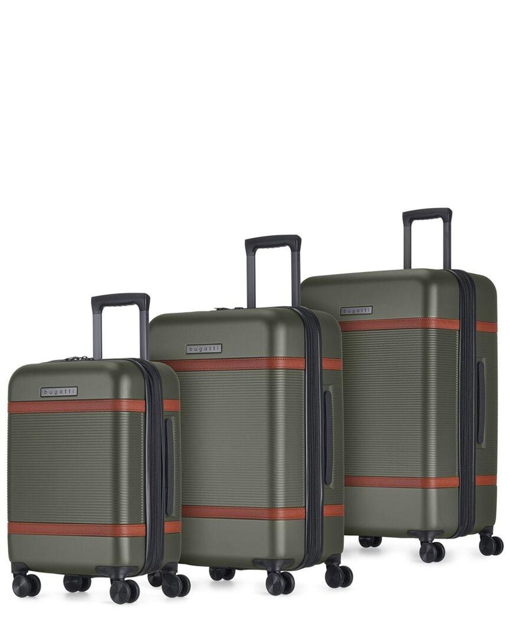 Bugatti Wellington Expandable 3pc Luggage Set in Black | Lyst