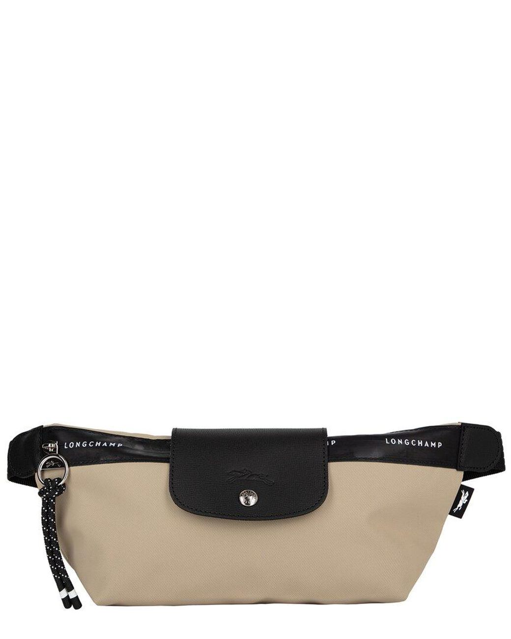 Longchamp Le Pliage Energy Medium Canvas Belt Bag in Black | Lyst
