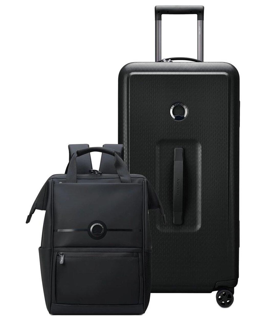 Delsey Turenne 2Pc Expandable Luggage Set in Black | Lyst UK