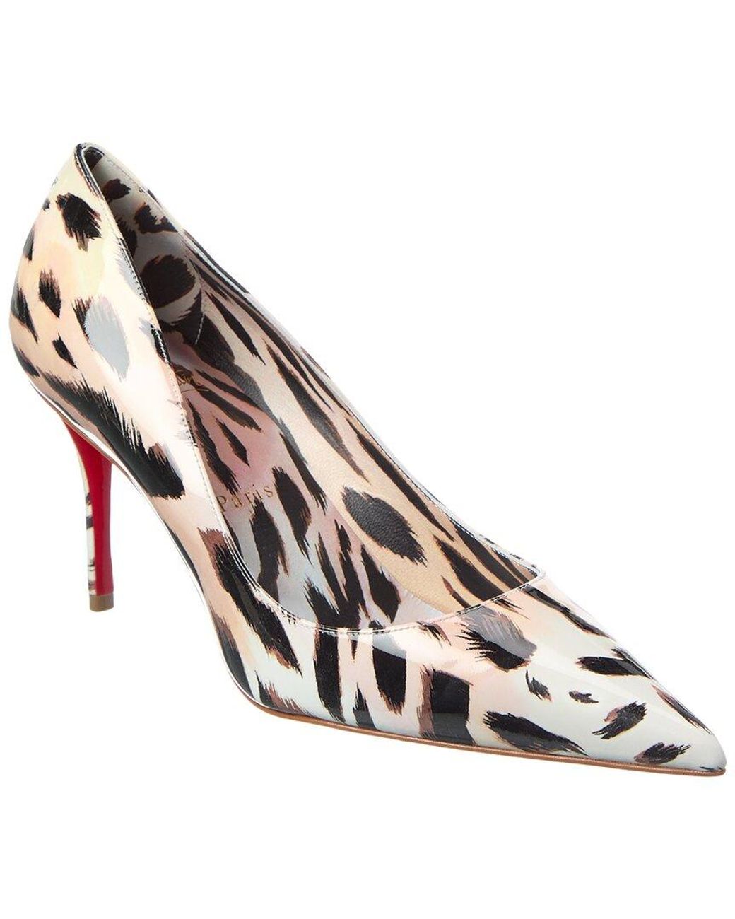 Christian Louboutin Miss Z 80 Leather Pump in Metallic | Lyst