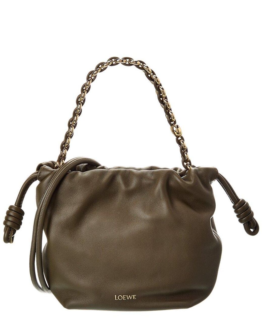 Loewe Flamenco Mini Leather Pouch in Brown | Lyst