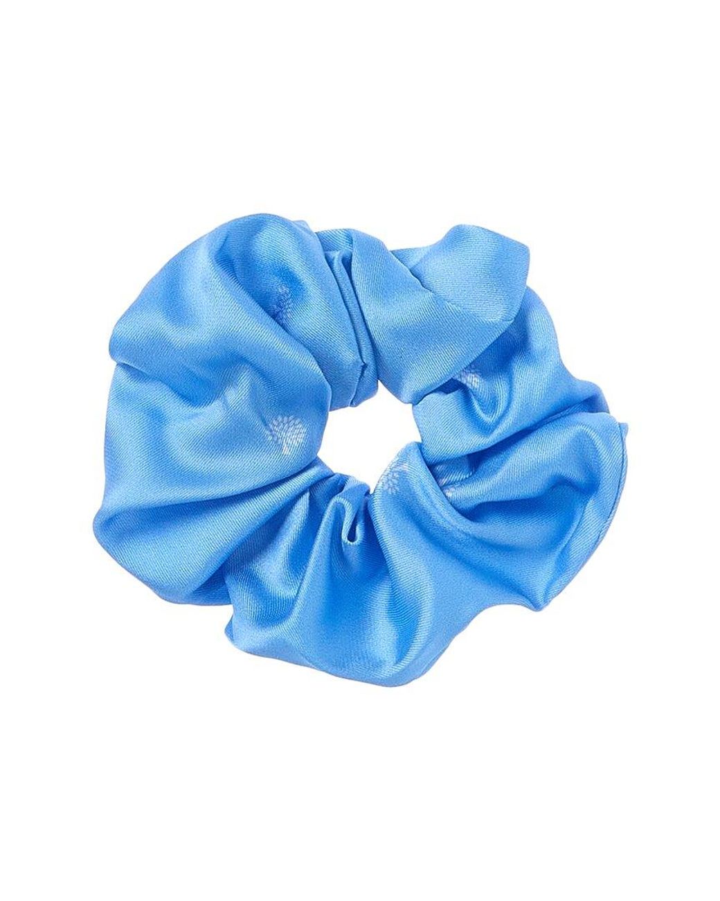 Mulberry Silk Scrunchie in Blue | Lyst UK