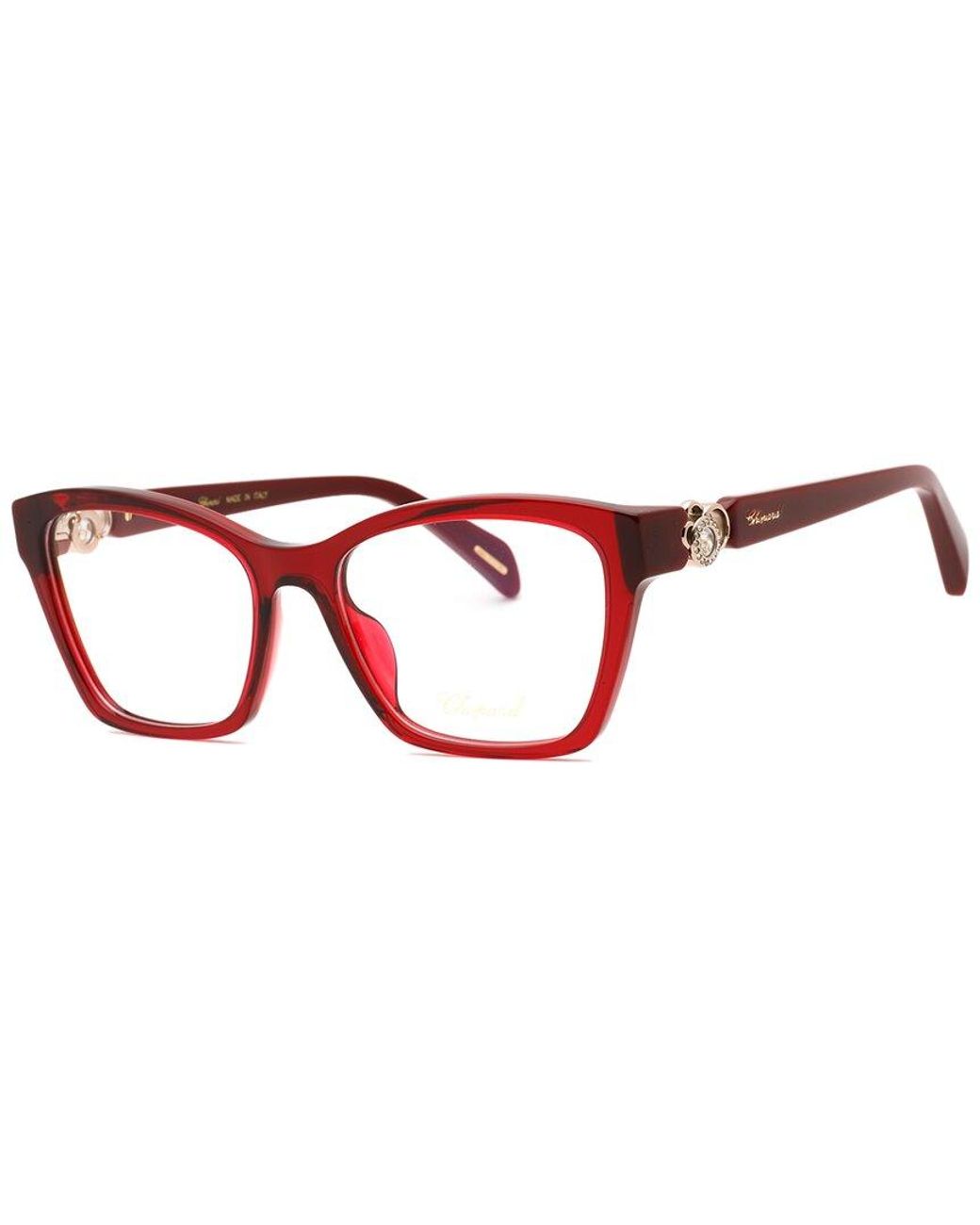 Chopard Vch355s 54mm Optical Frames in Red | Lyst