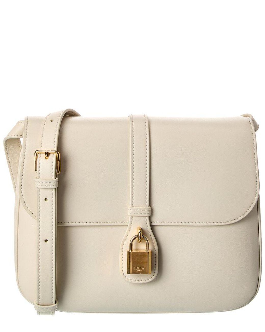 Celine Tabou Medium Leather Shoulder Bag in Natural | Lyst