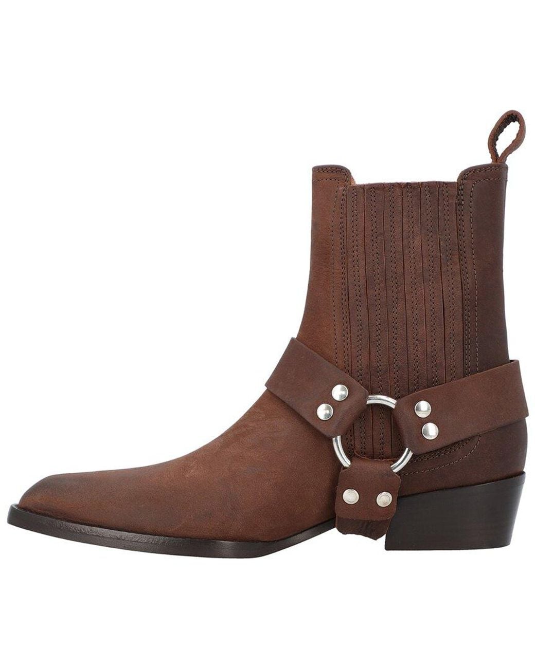 Paris Texas Helena Leather Boot in Brown | Lyst