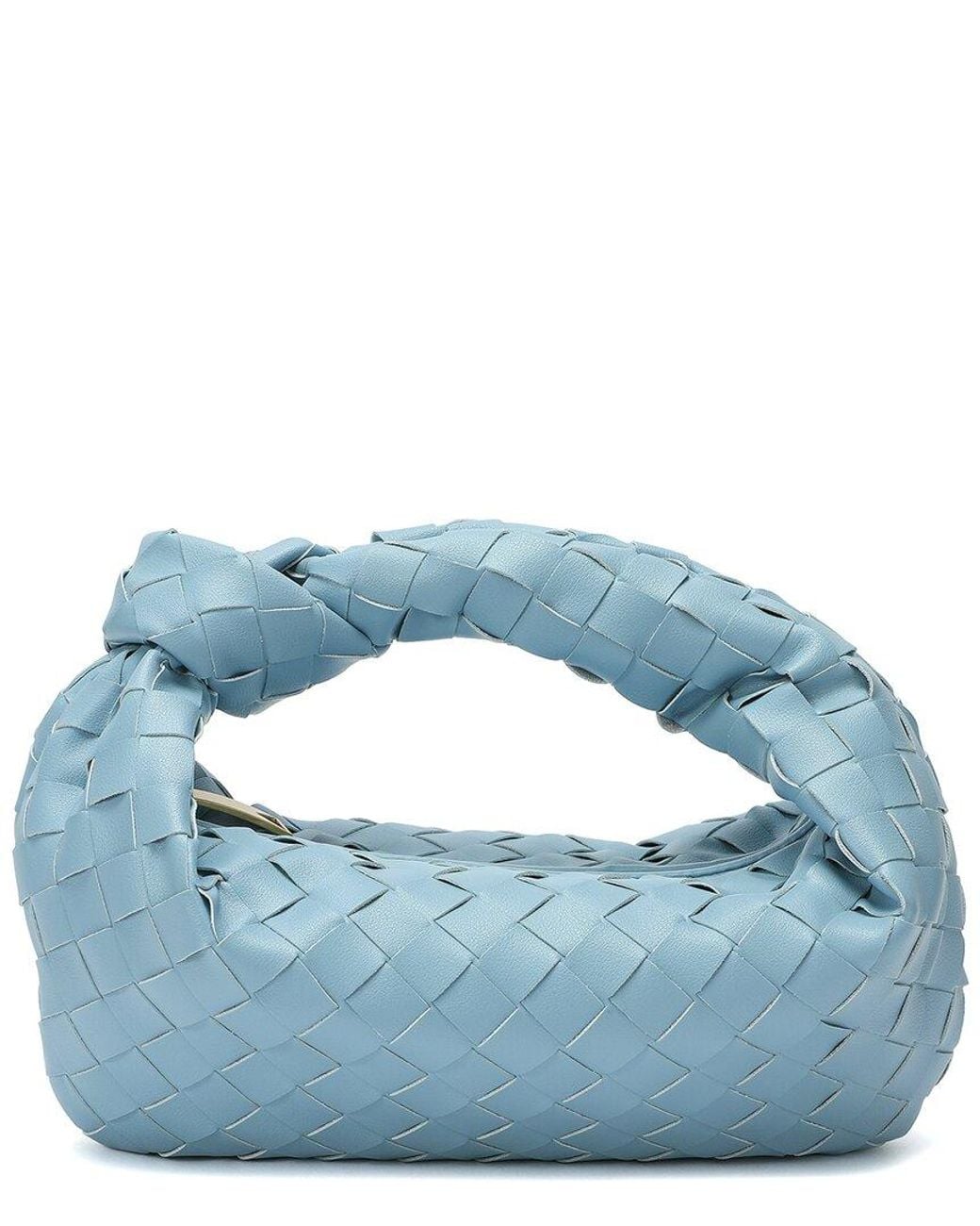 Tiffany & Fred Paris Woven Knot Leather Satchel in Blue | Lyst