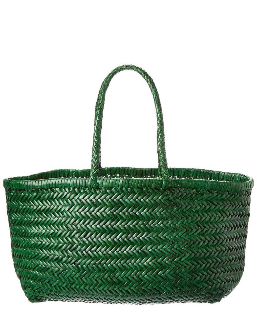 Dragon Diffusion Tripple Jump Big Leather Tote in Green | Lyst