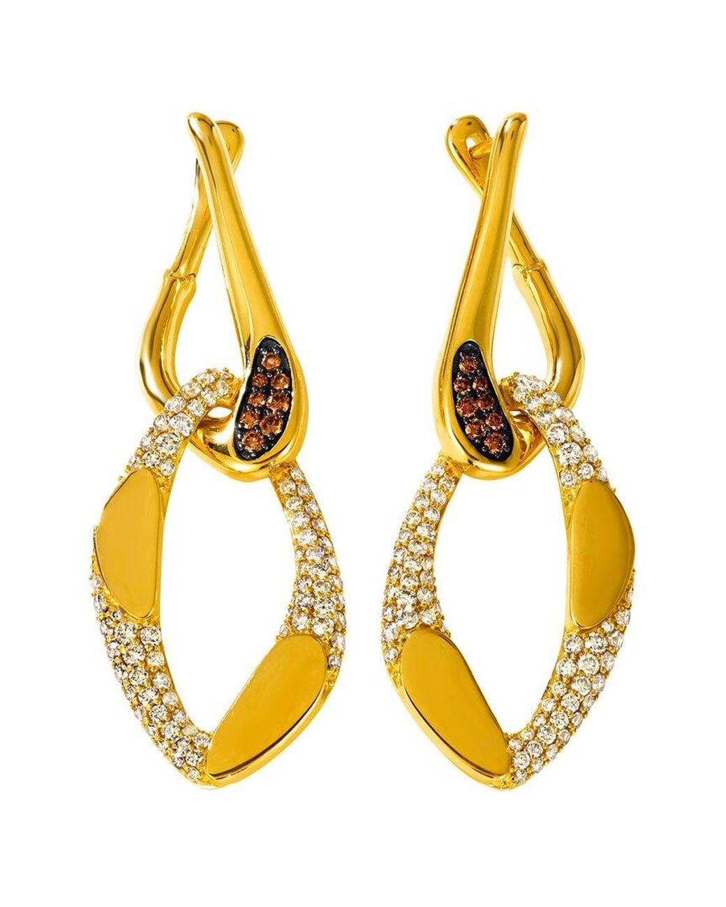 Le Vian Le Vian Lonks Of Love 14k 2.17 Ct. Tw. Diamond Drop Earrings in ...