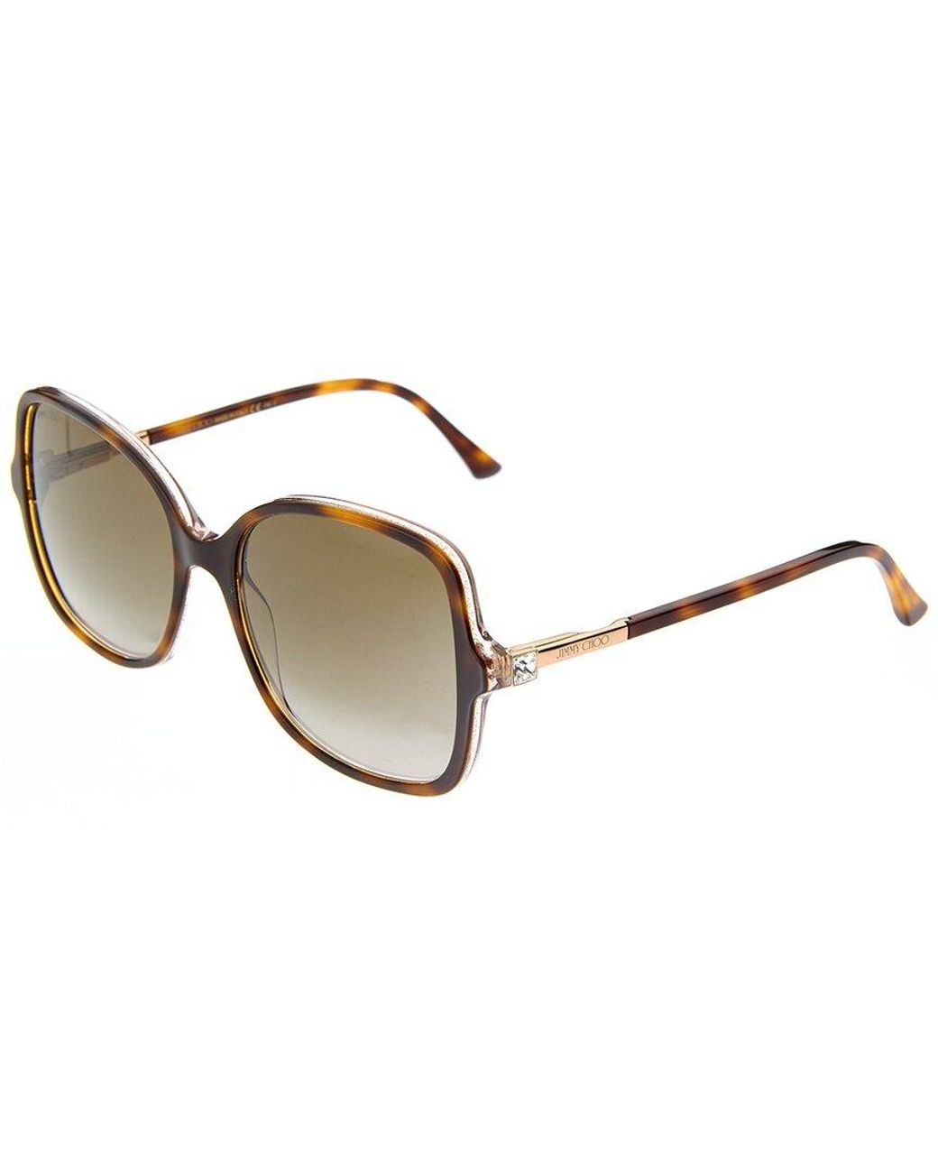 Jimmy Choo Judys 57mm Sunglasses In Metallic Lyst