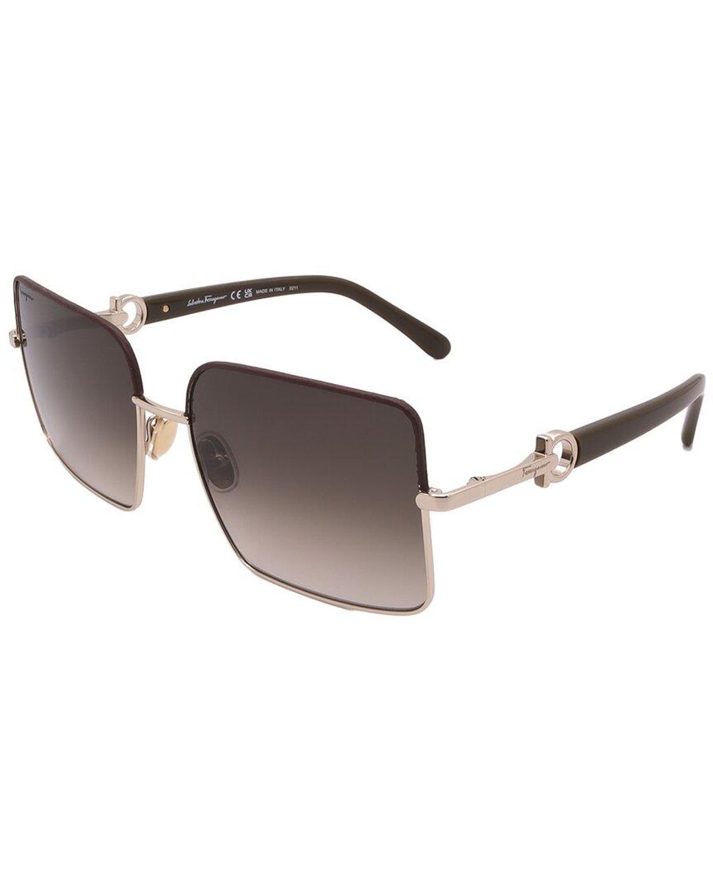Ferragamo Sf302Sl 60Mm Sunglasses in Metallic | Lyst UK