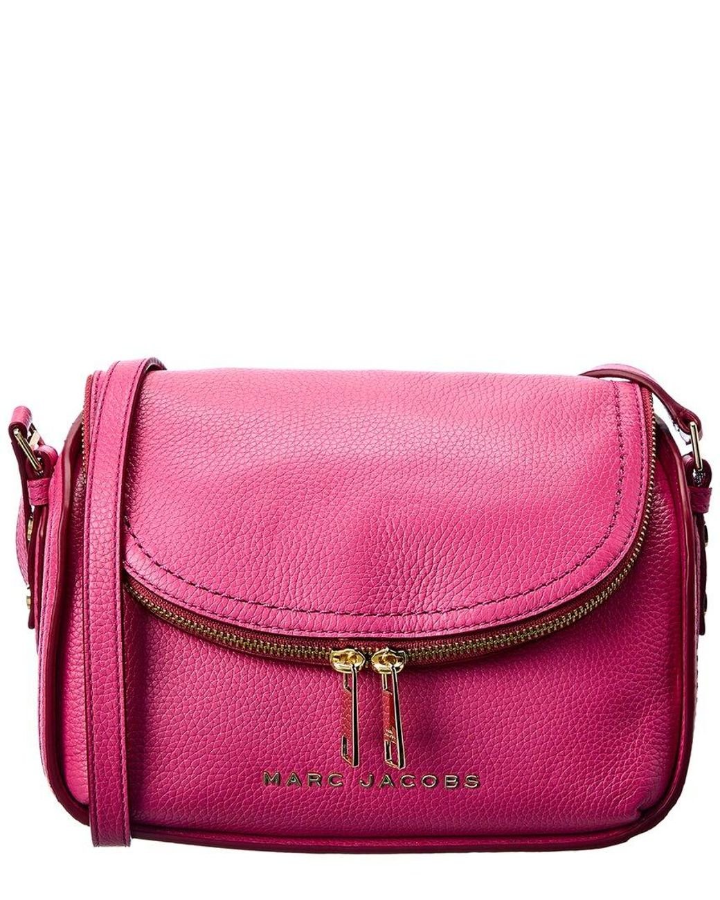 Marc Jacobs The Groove Mini Leather Messenger Bag in Pink | Lyst