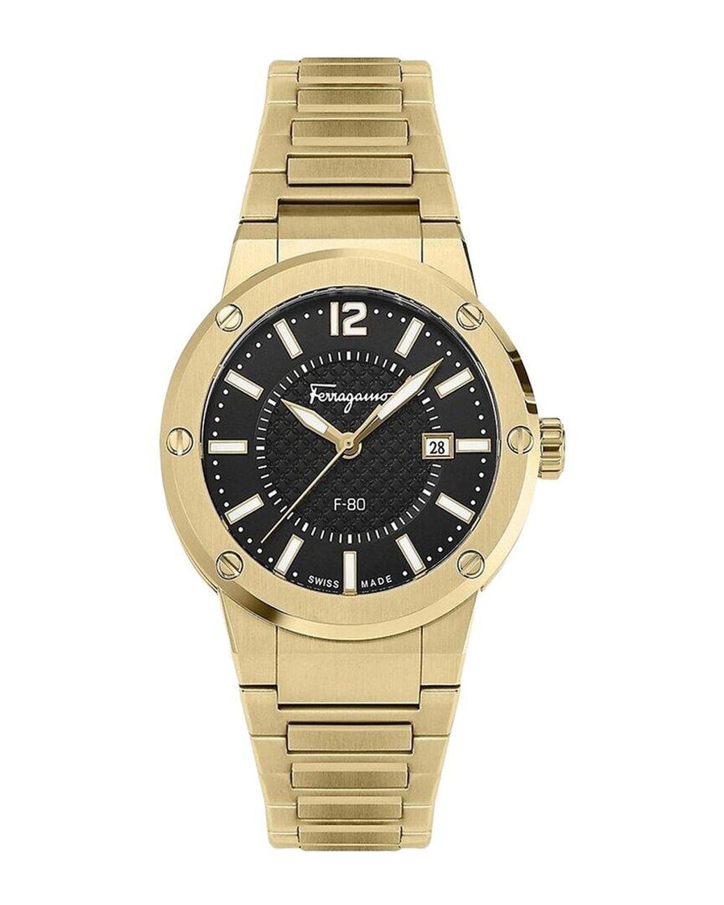 Ferragamo F-80 Watch in Metallic for Men | Lyst UK