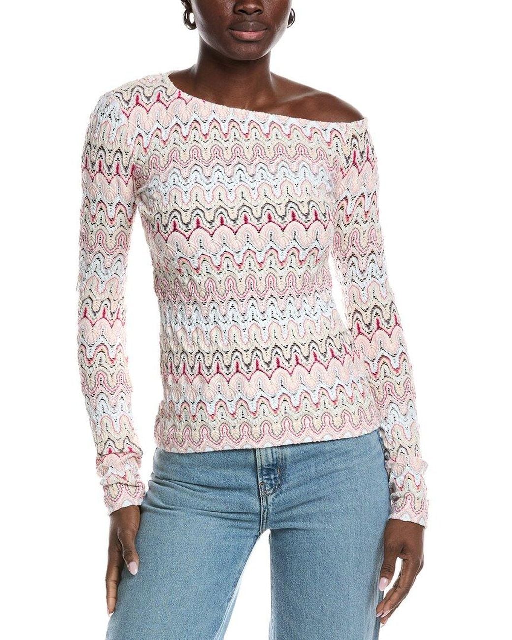 Missoni Textured Sweater | Lyst UK