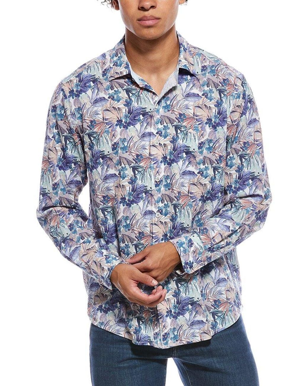 Tommy Bahama Nova Wave Amalfi Gardens Shirt in Blue for Men | Lyst UK
