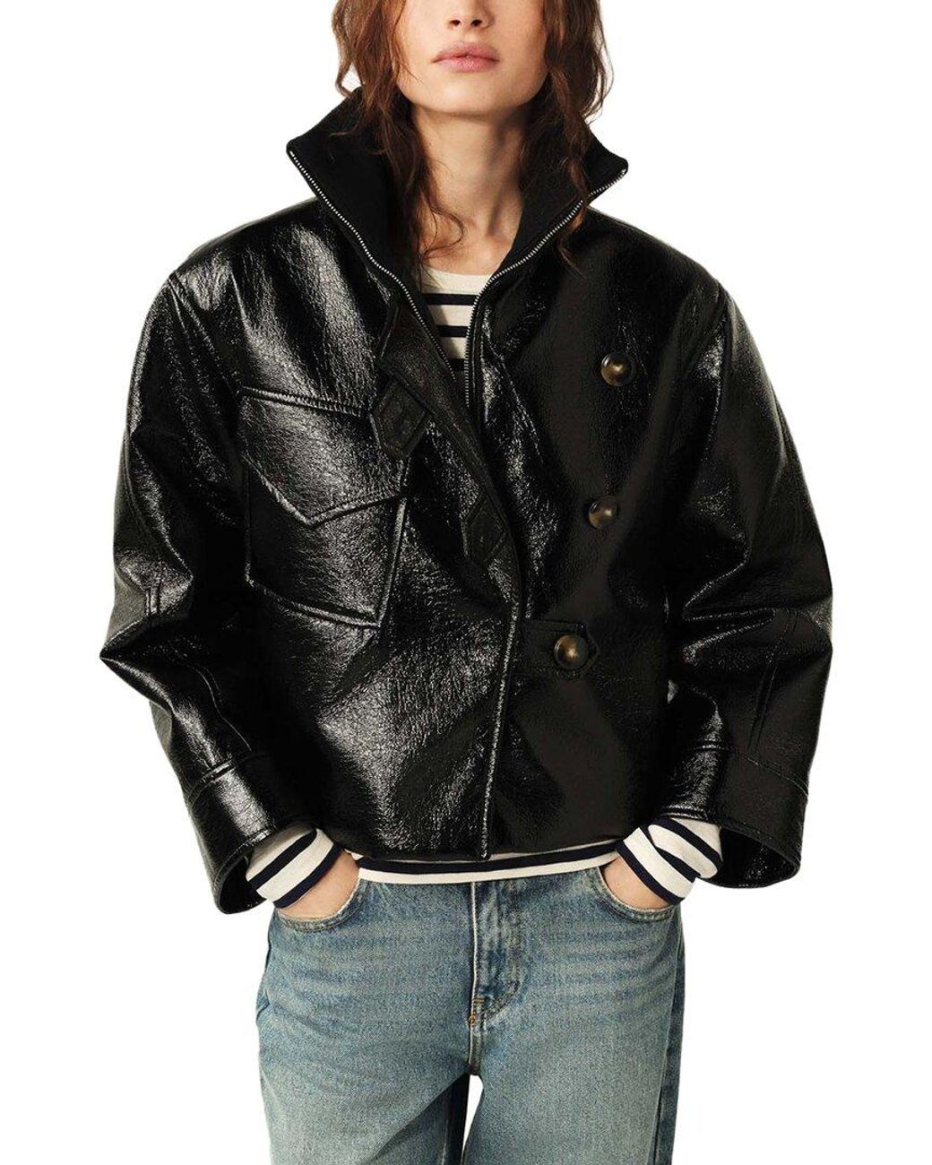 Ba&sh Morina Jacket in Black | Lyst UK