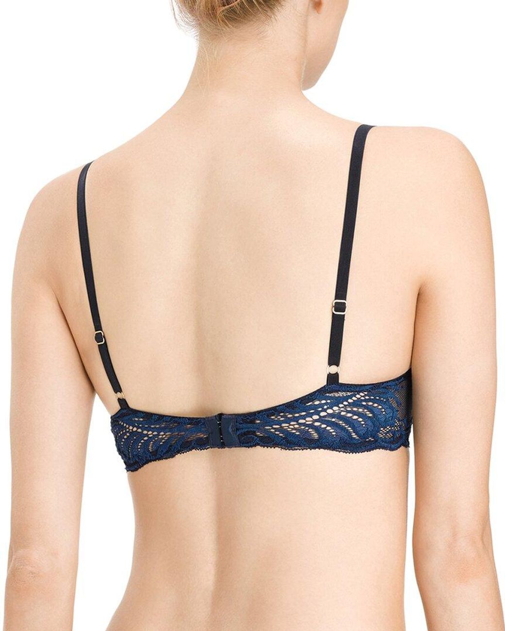 Natori Feathers Plunge T Shirt Bra in Blue Lyst UK